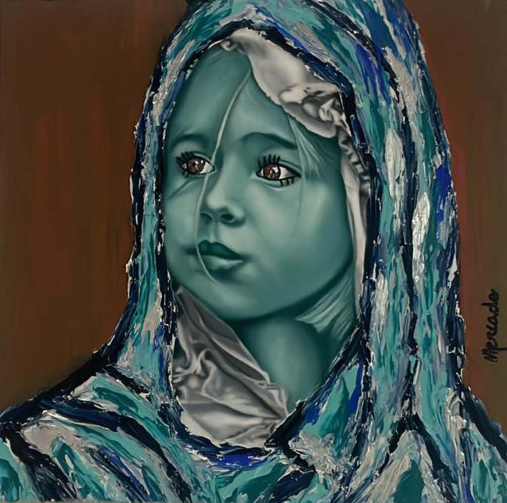 RobertAllenFabric Maria Mercado Green Hope On Canvas by Maria Mercado ...