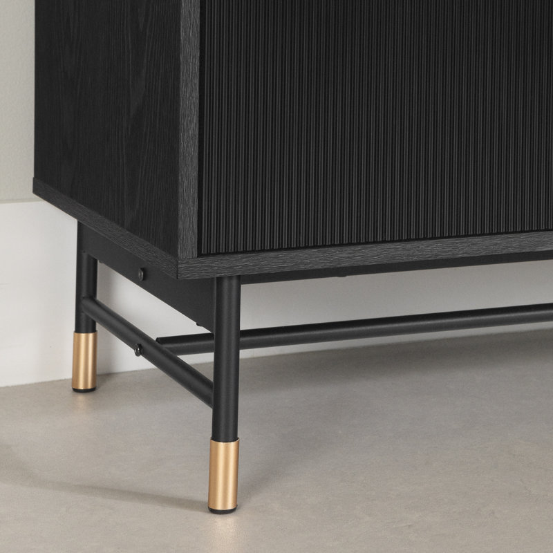 South Shore Arlo Sideboard With Ribbed Doors And Drawers | Wayfair