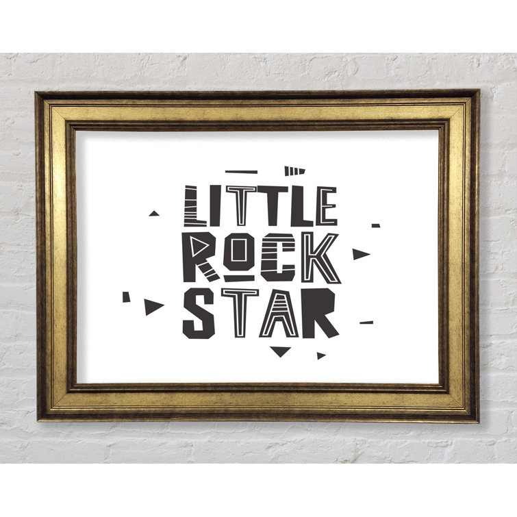 Bright Star Little Rock Star - Single Picture Frame Art Prints ...