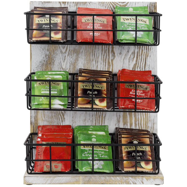 MyGift 3 Tier Tea Box Rack - Wayfair Canada