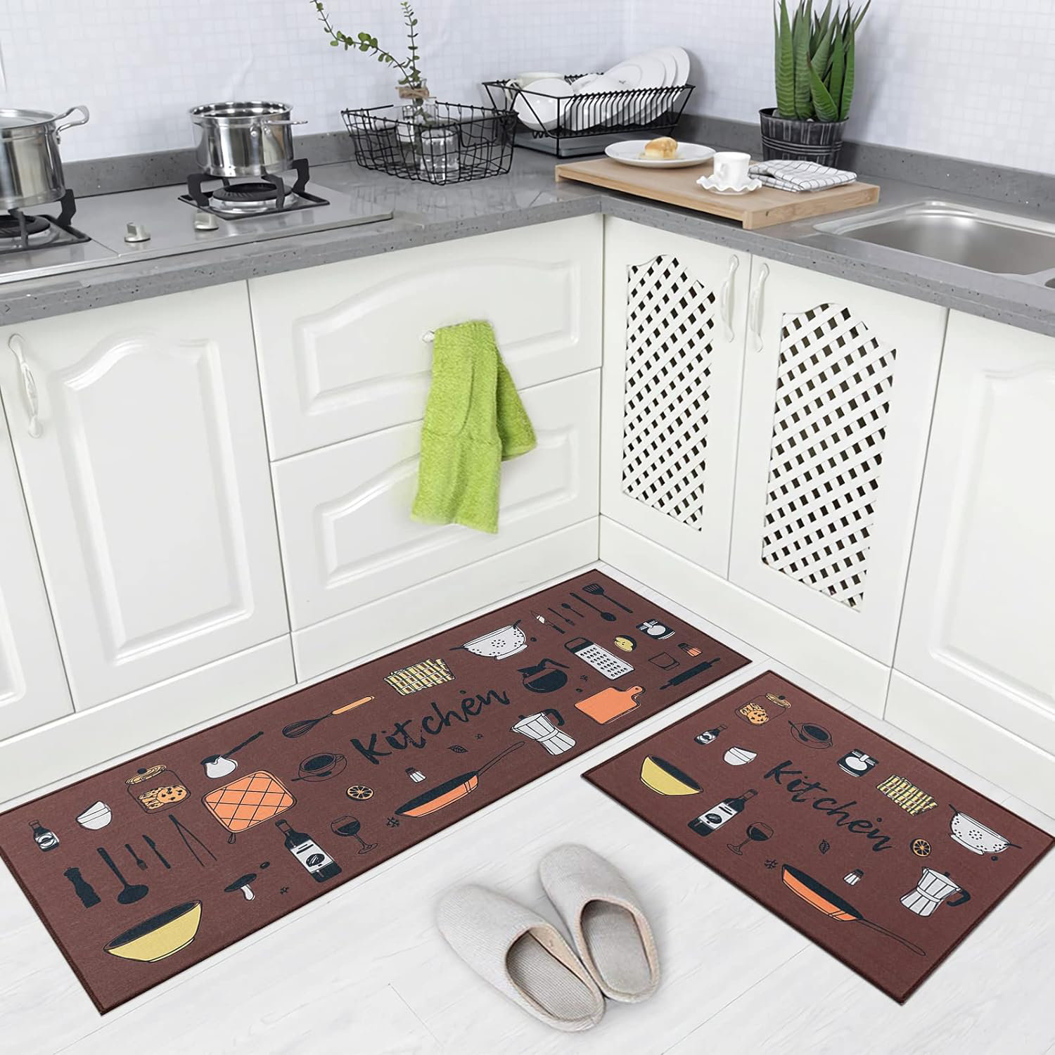 Lark Manor™ Bensonhurst Non-Skid Kitchen Mat | Wayfair