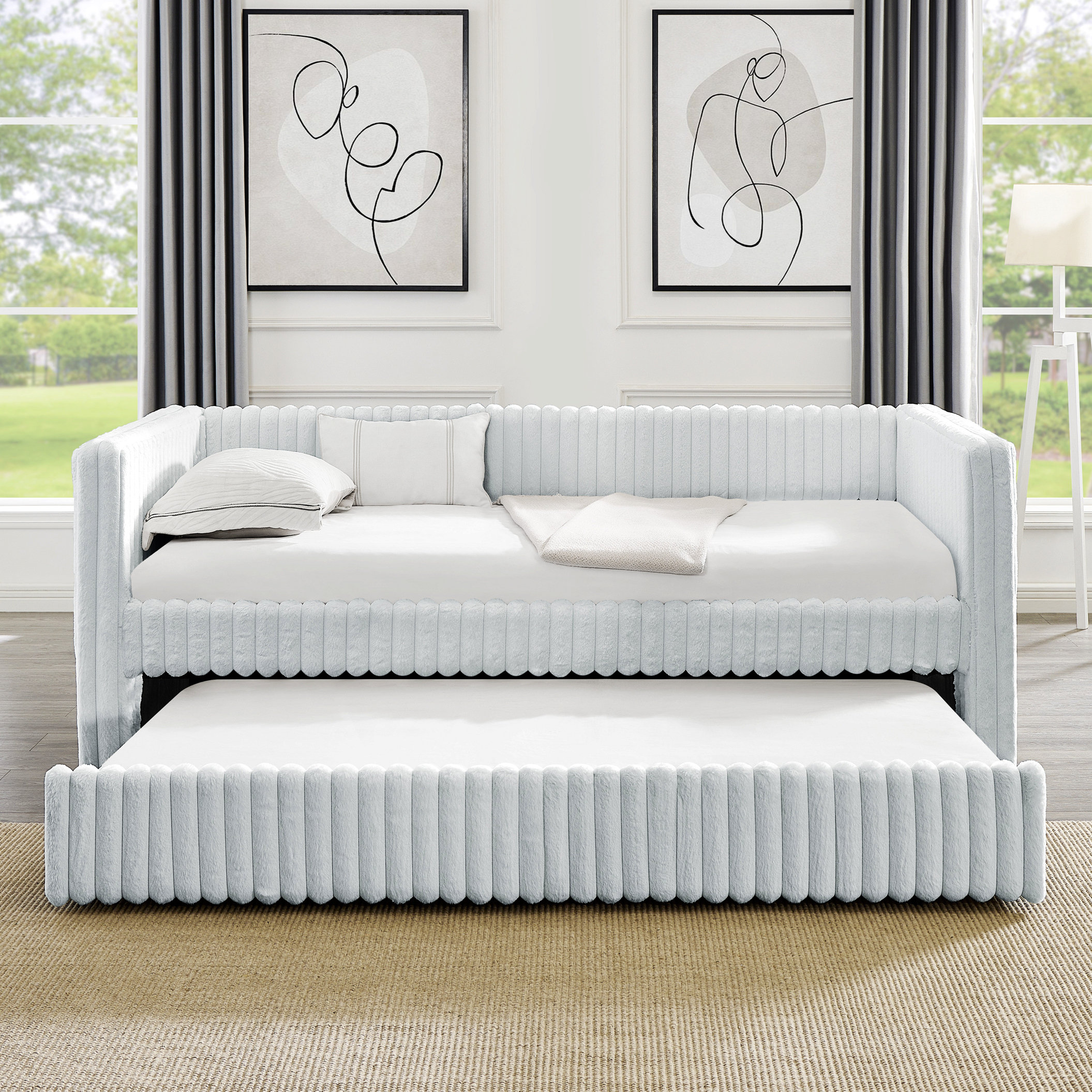 Latitude Run® Luxury Sleeper Sofa Bed with Soft Cushion - Ultimate ...