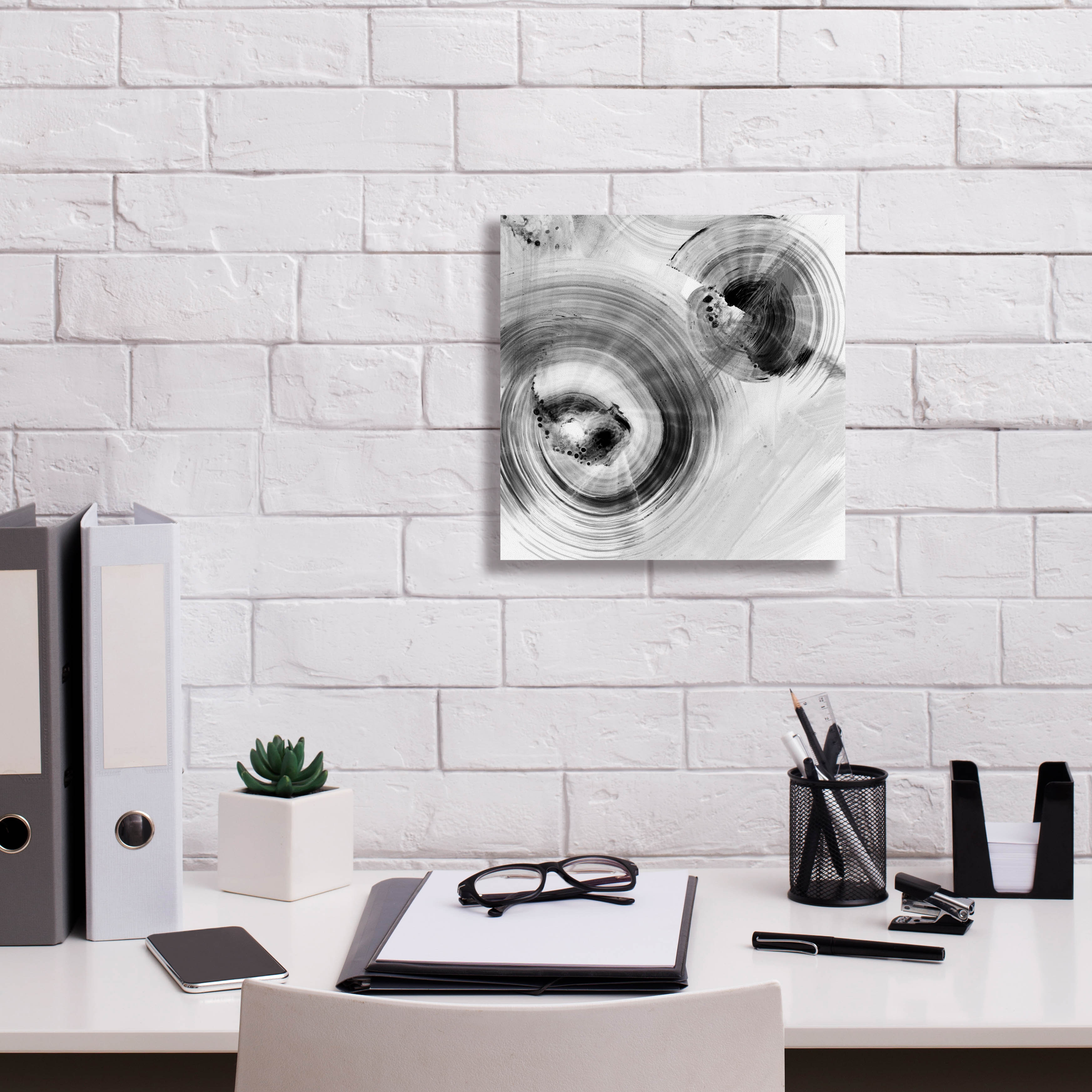 Wrought Studio™ 'Reverse Ripple Effect 1' by Ethan Harper Canvas Wall ...