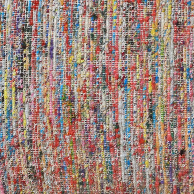 Bungalow Rose Einir Modern Boho Multicolor/Blue Striped Handmade ...