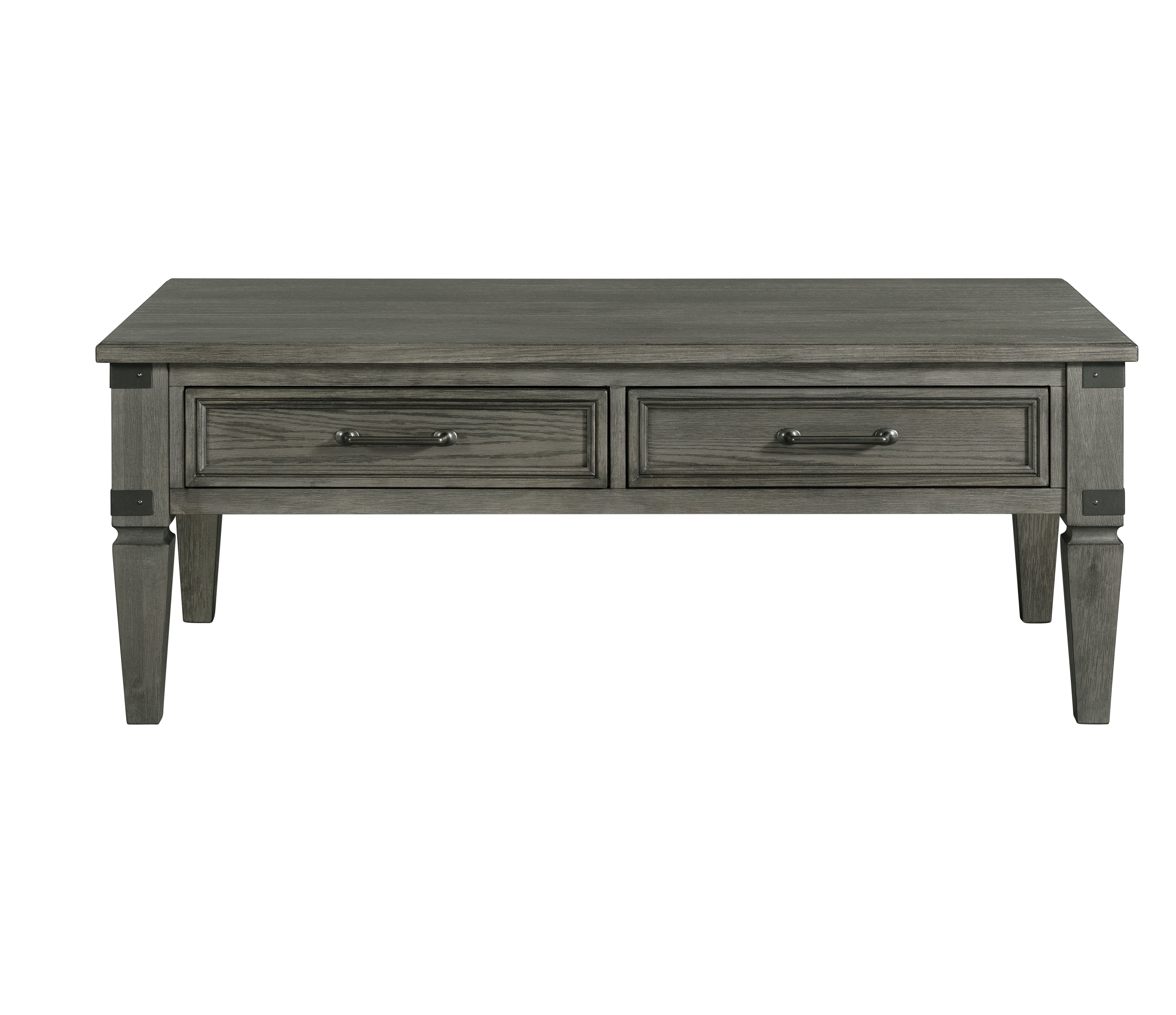 Alcott Hill® Harpersfield Foundry 50" Wide Coffee Table with 2 Drawers ...
