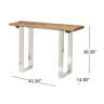 Trent Austin Design® Rustic Reclaimed Wood Console Table With Stable ...
