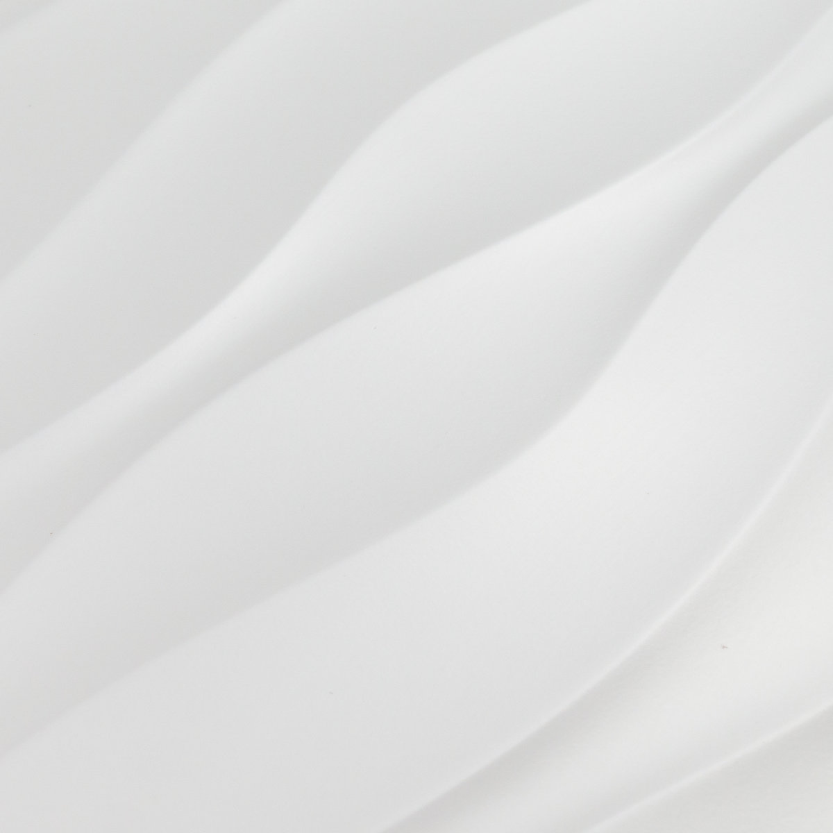 Qube Tiles Silom White Wave 12" x 24" Matte 3D Textured Wall Tile ...