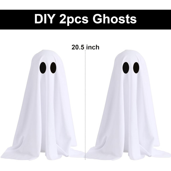 The Holiday Aisle® Halloween Decorations -2 Packs Spooky Ghosts With ...