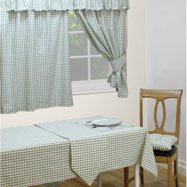 August Grove Gingham Check Tablecloth | Wayfair.co.uk