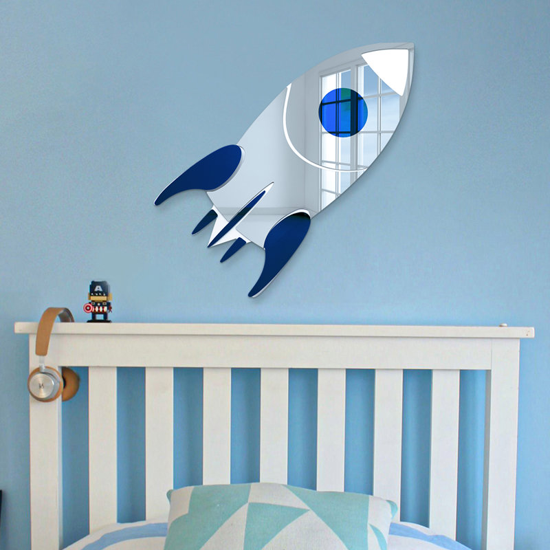 Zoomie Kids Rocket Ship Space Wall Decor | Wayfair