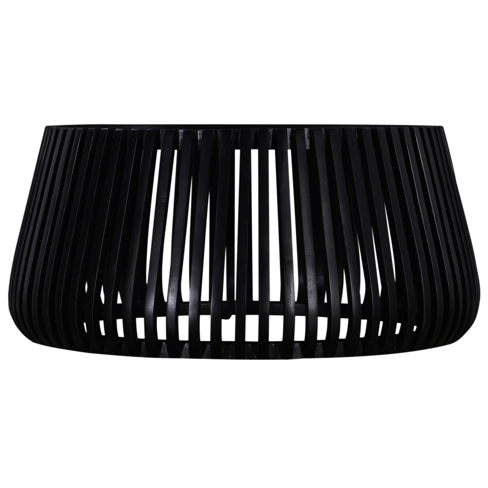 Latitude Run® Modern Round Black Coffee Table, 31 - Inch Surface Area ...