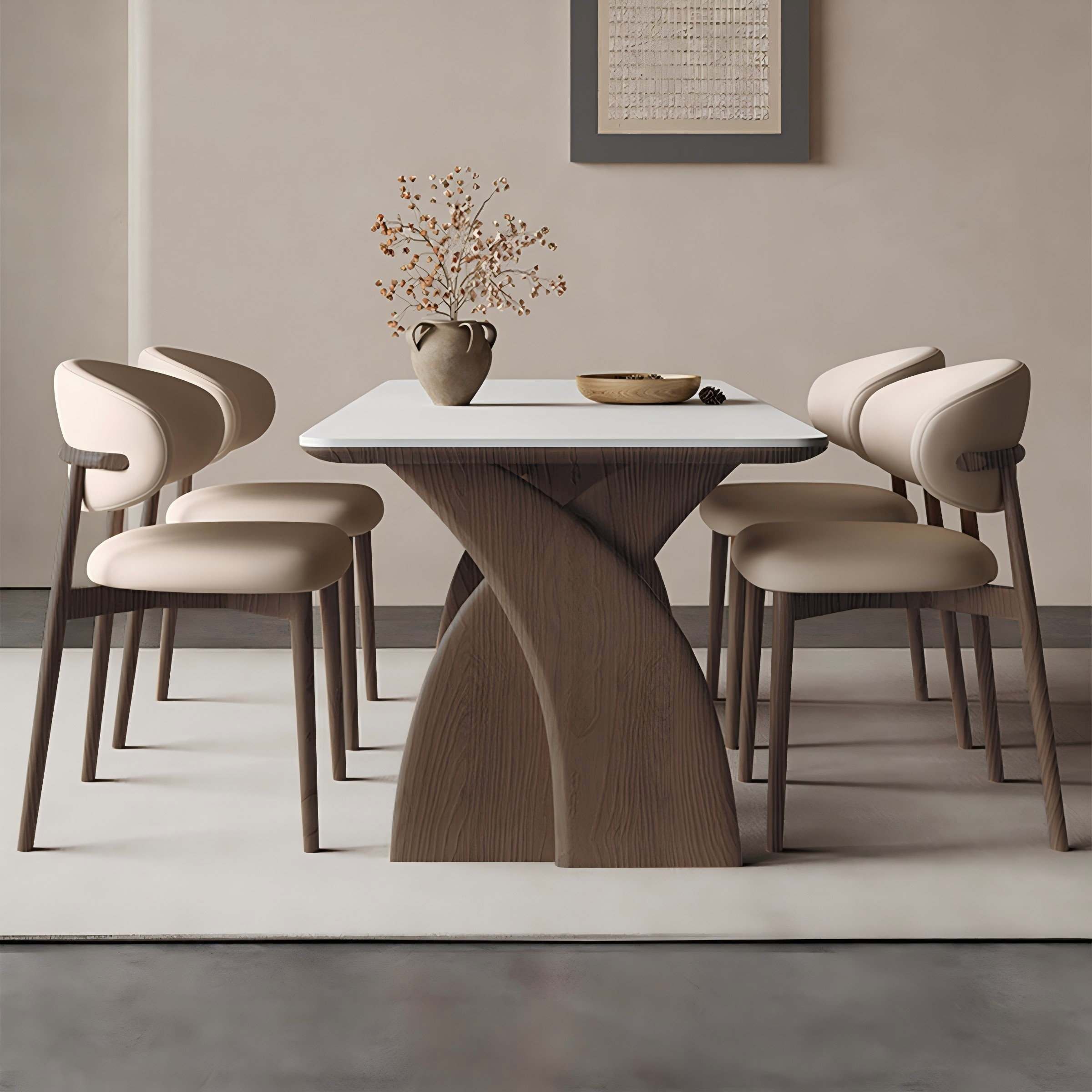 oak dining sets for 6