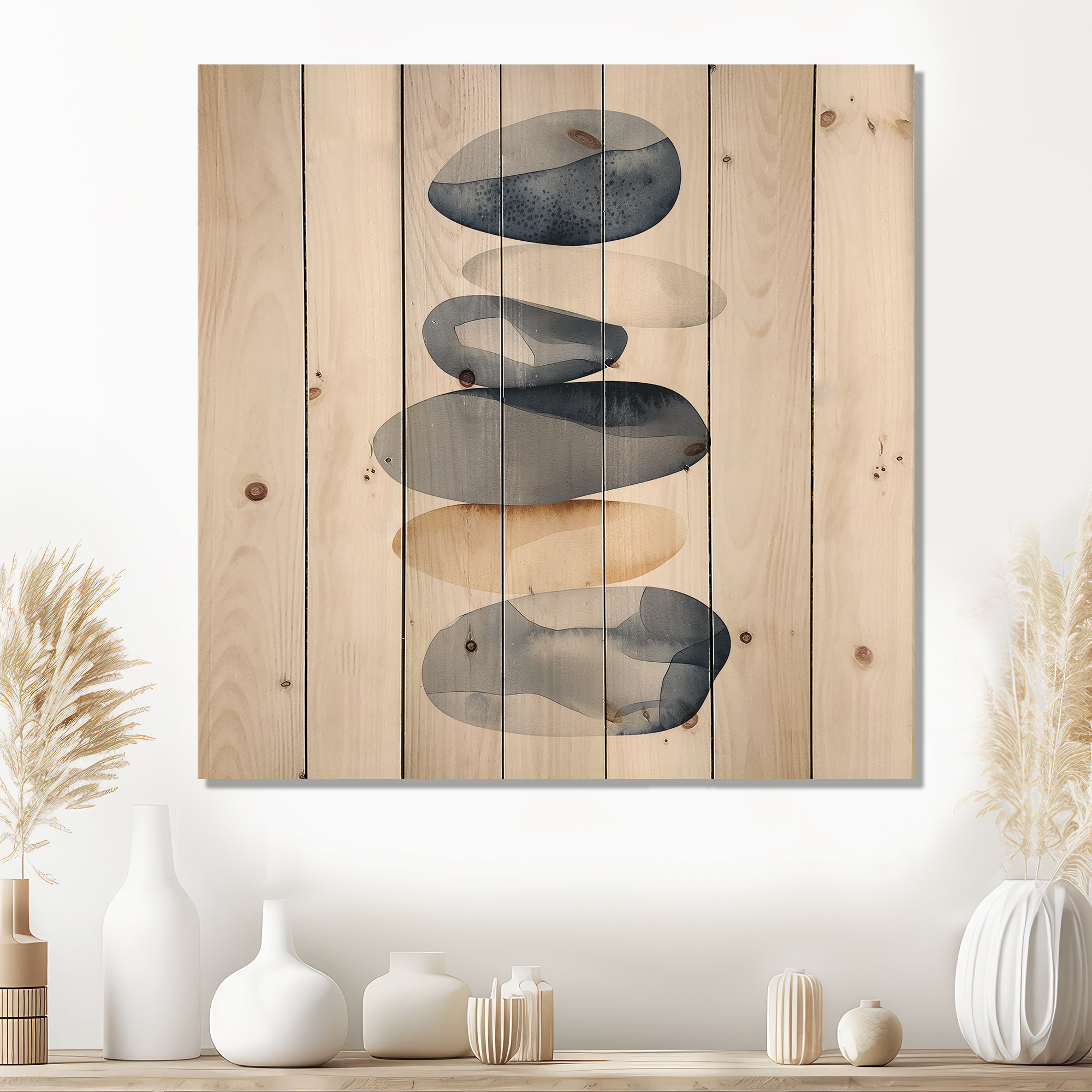 Ophelia & Co. Energy Elegance Of Meditation Tower I - Meditation Wood ...