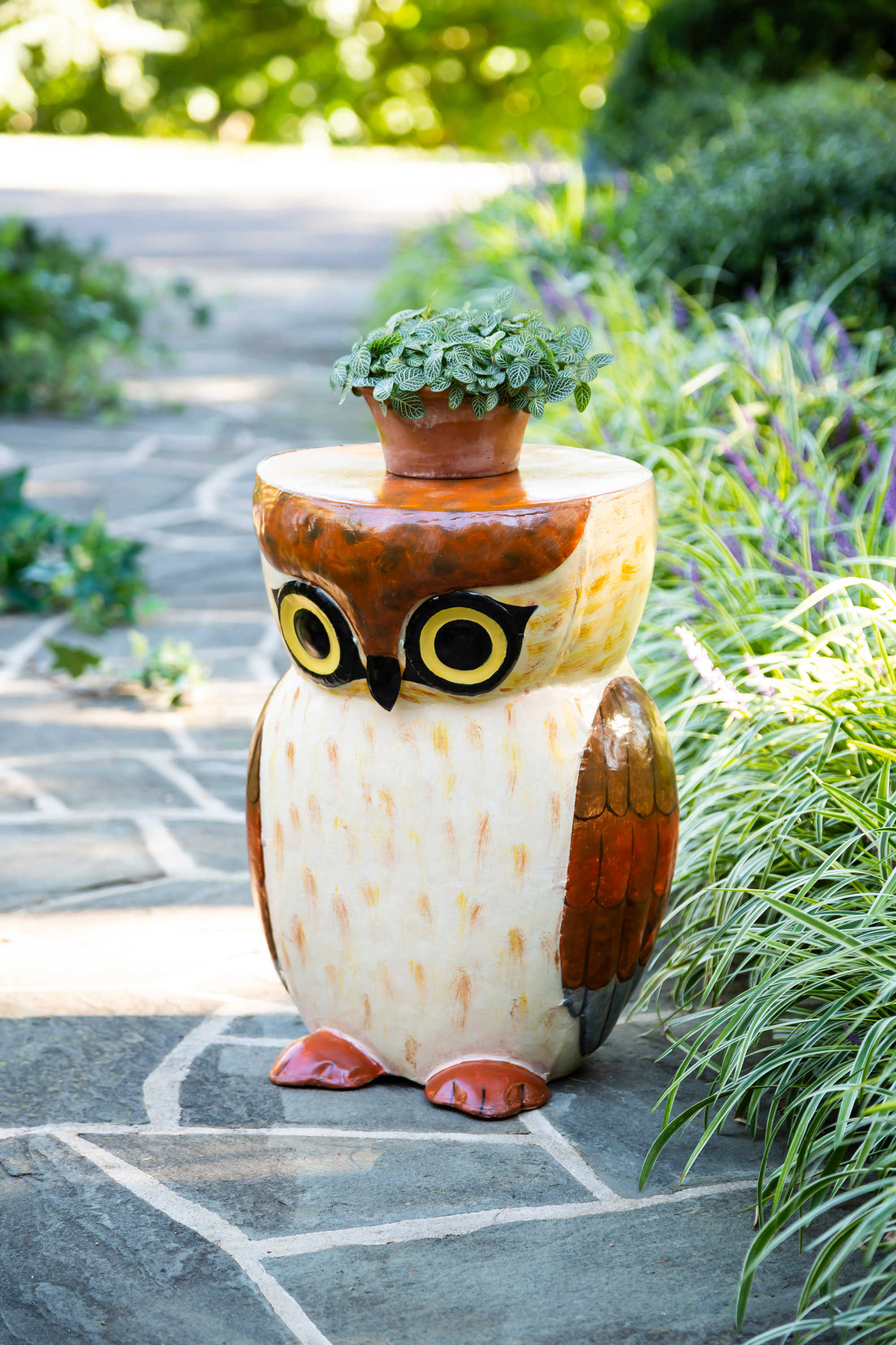 Millwood Pines Handmade Metal Owl Side Table - Wayfair Canada