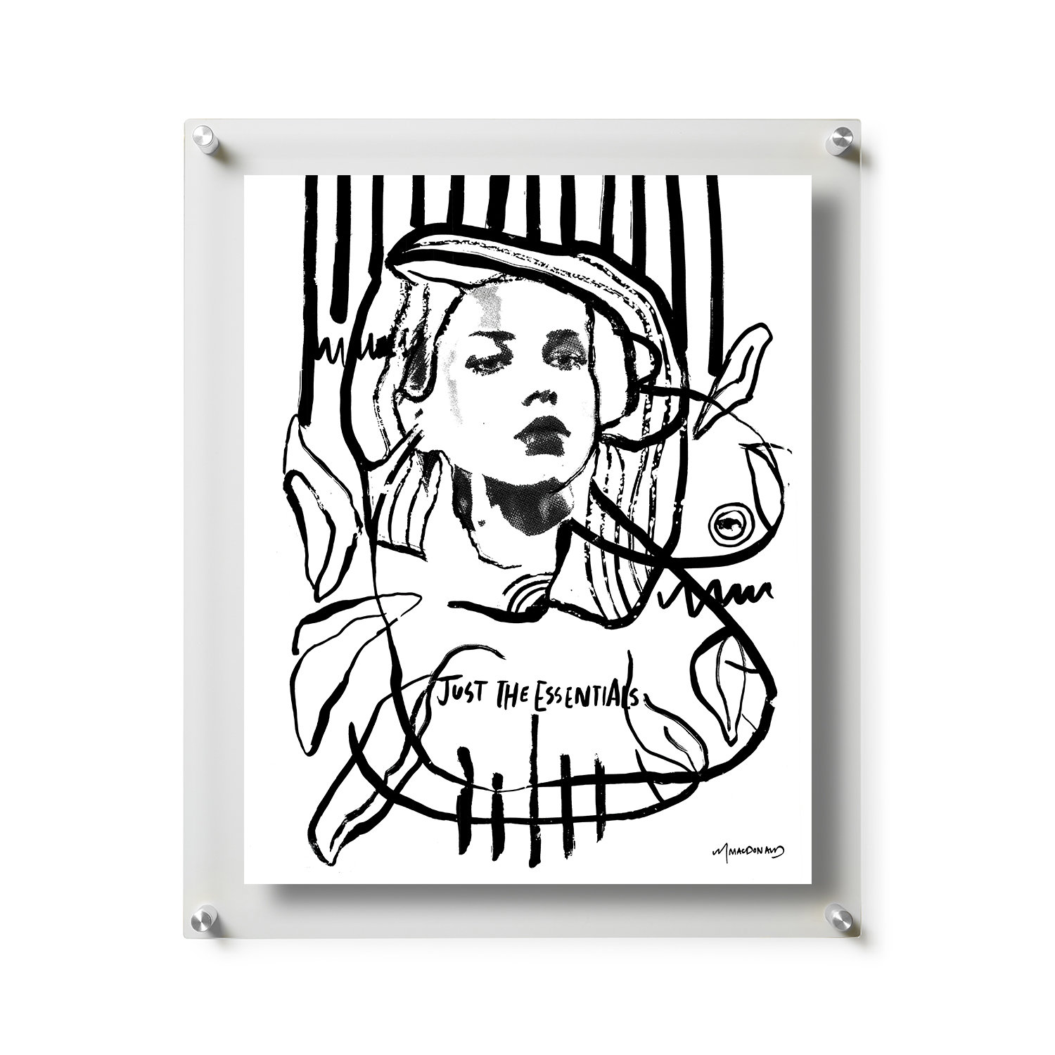 Wexel Art Just the Essentials (White) by Maggie Macdonald | Perigold