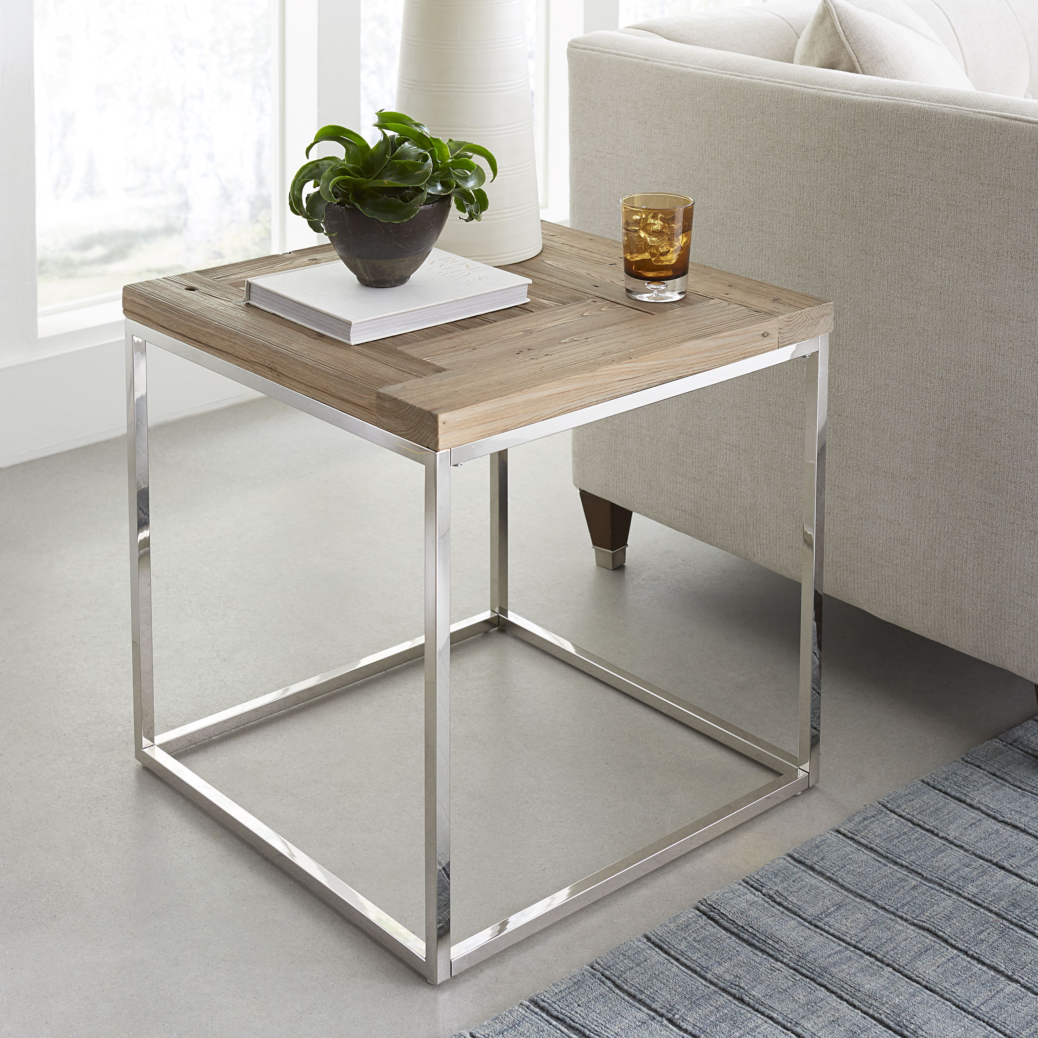 Sand & Stable Annike Solid Wood Frame End Table & Reviews | Wayfair