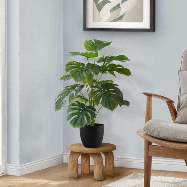 4CASA INTERNATIONAL Artificial Plant, Monstera Tree, Indoor, Faux, Fake ...