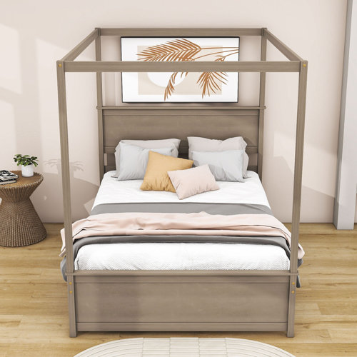 Canopy Full & Double Beds You'll Love | Wayfair