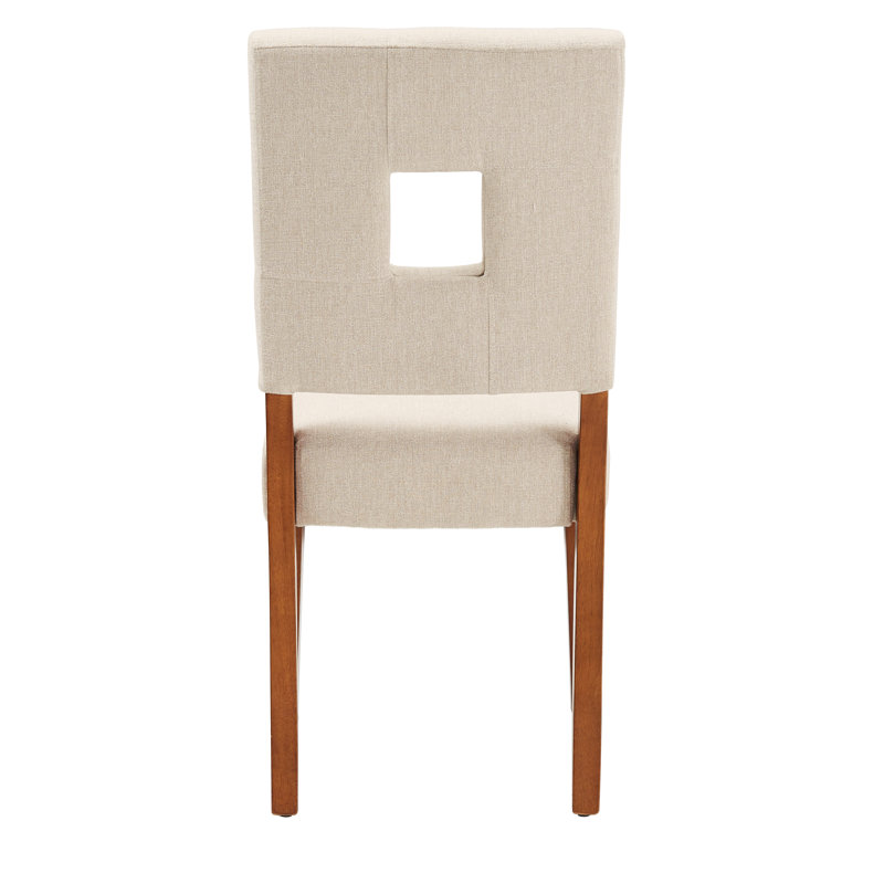 Lark Manor Alsion Fabric Keyhole Back Side Chair & Reviews | Wayfair