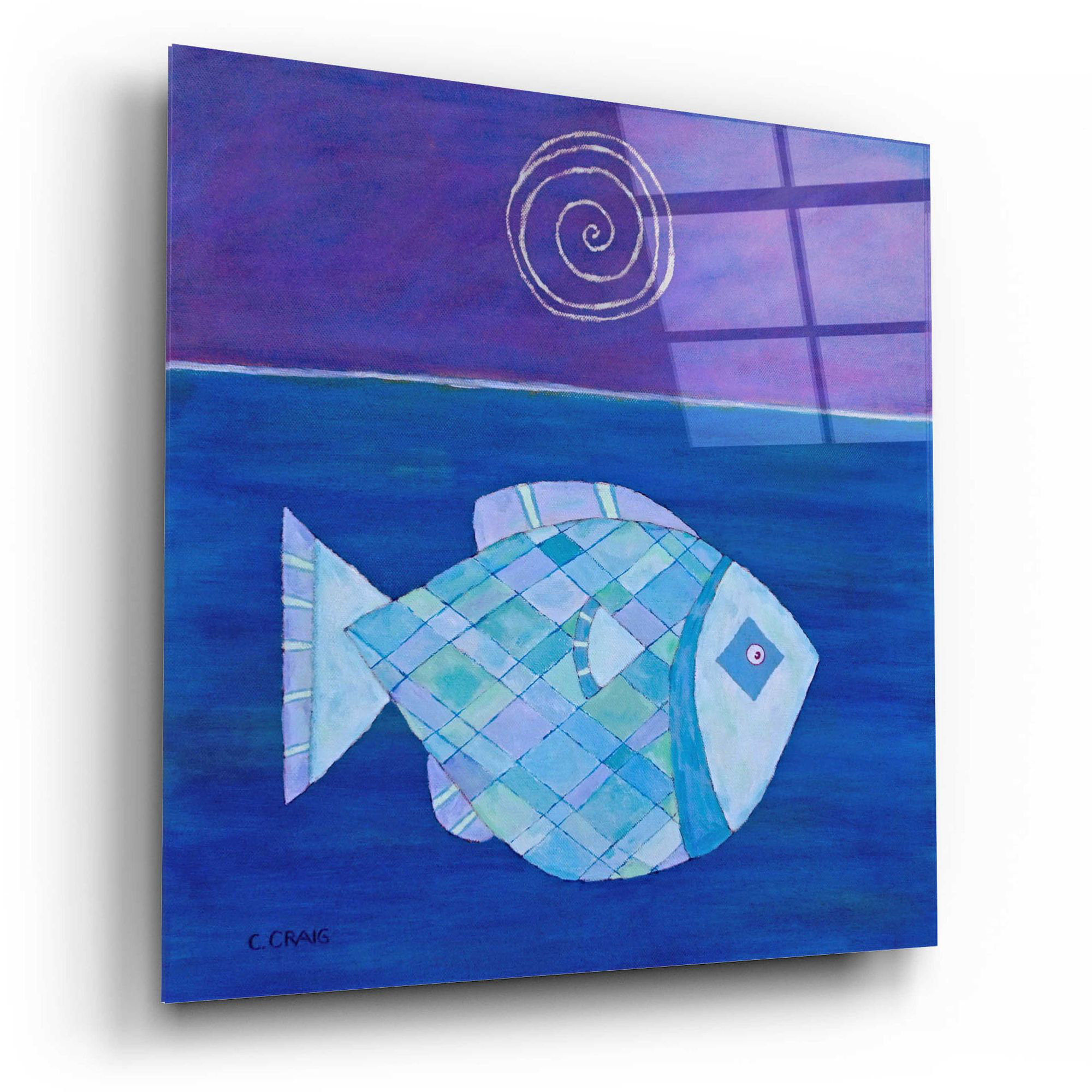 Dovecove Cheab Fish With Spiral Moon On Plastic/Acrylic by Casey Craig ...