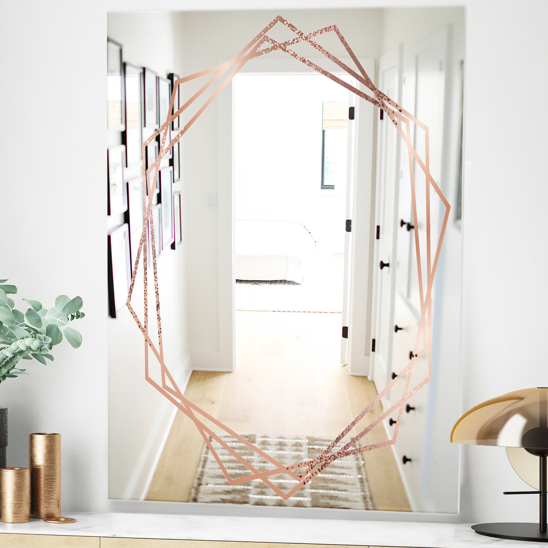 East Urban Home Minimal Glam Vanity Mirror | Wayfair