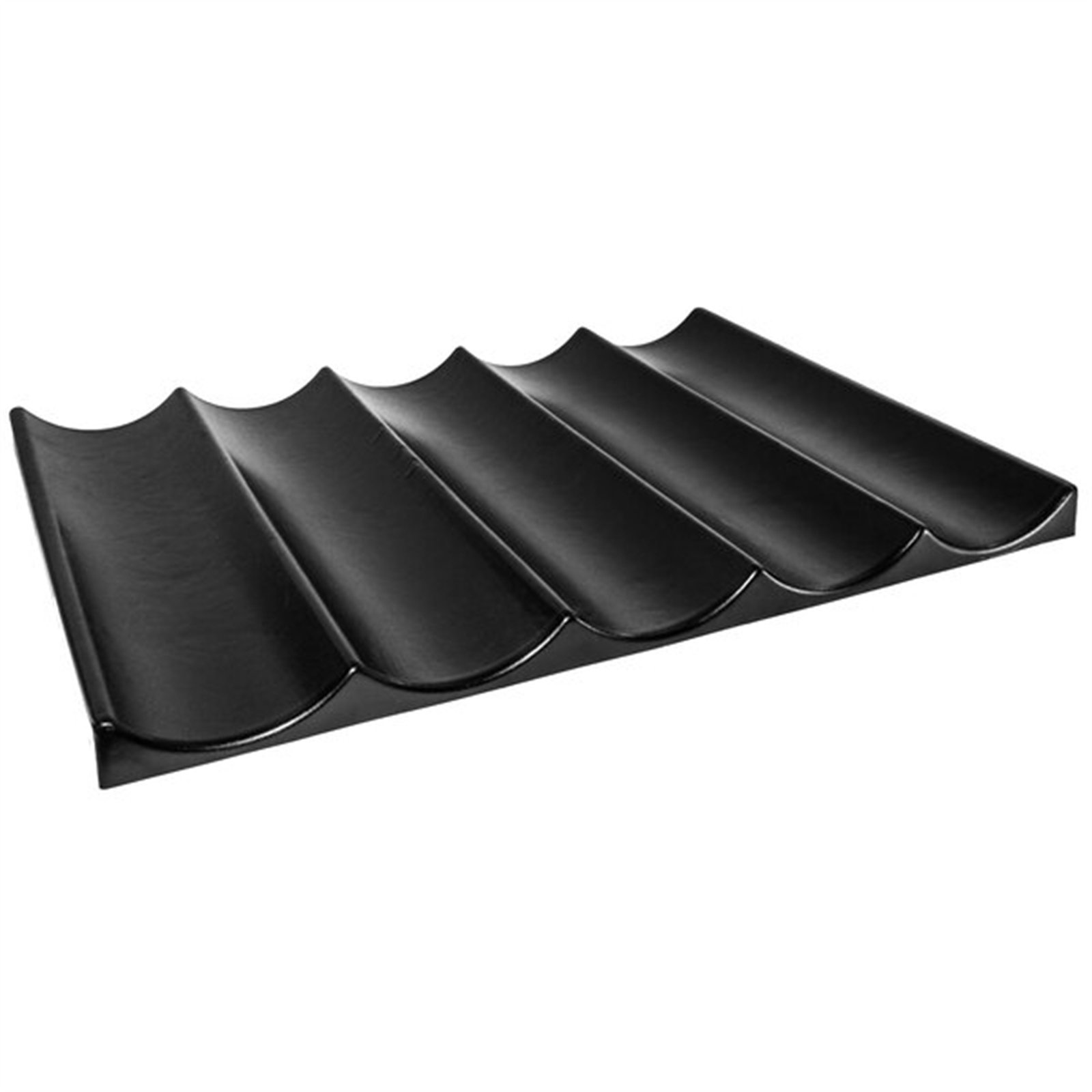 FixtureDisplays Marco Company Black Plastic 5-Step Banana Riser - 36" X ...