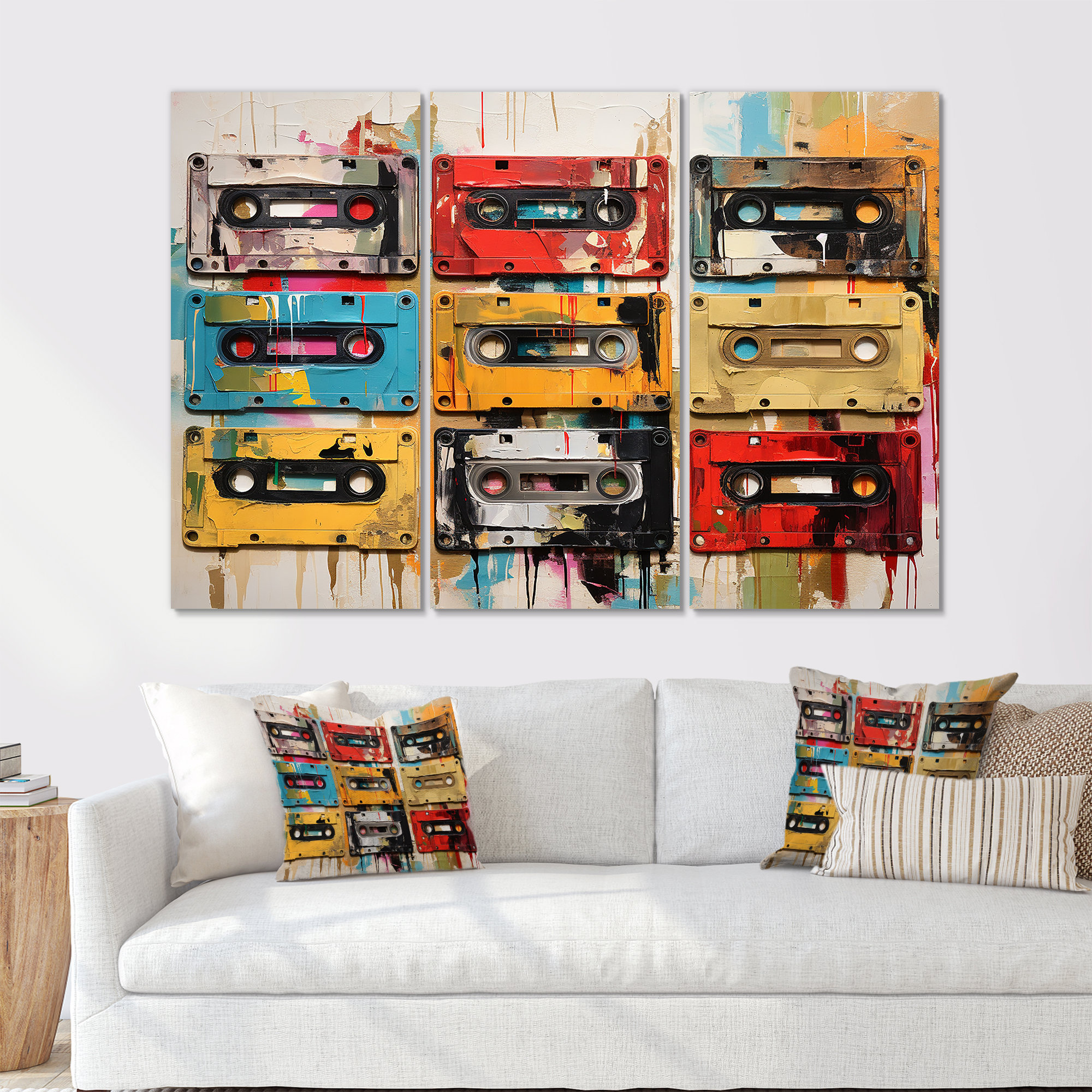 Trent Austin Design® Popart Cassette Tapes Nostalgy II - Cassette Tapes ...