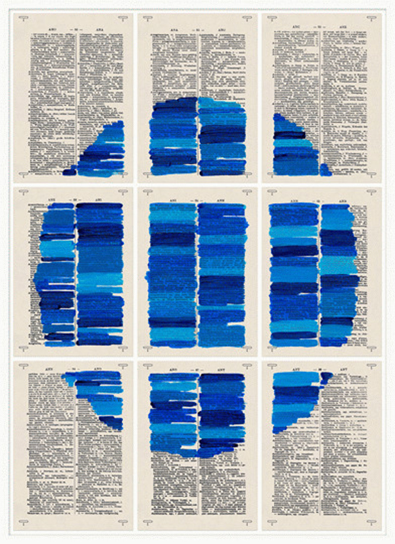 Wendover Art Group Pages by Thom Filicia - Shadowbox Painting | Wayfair