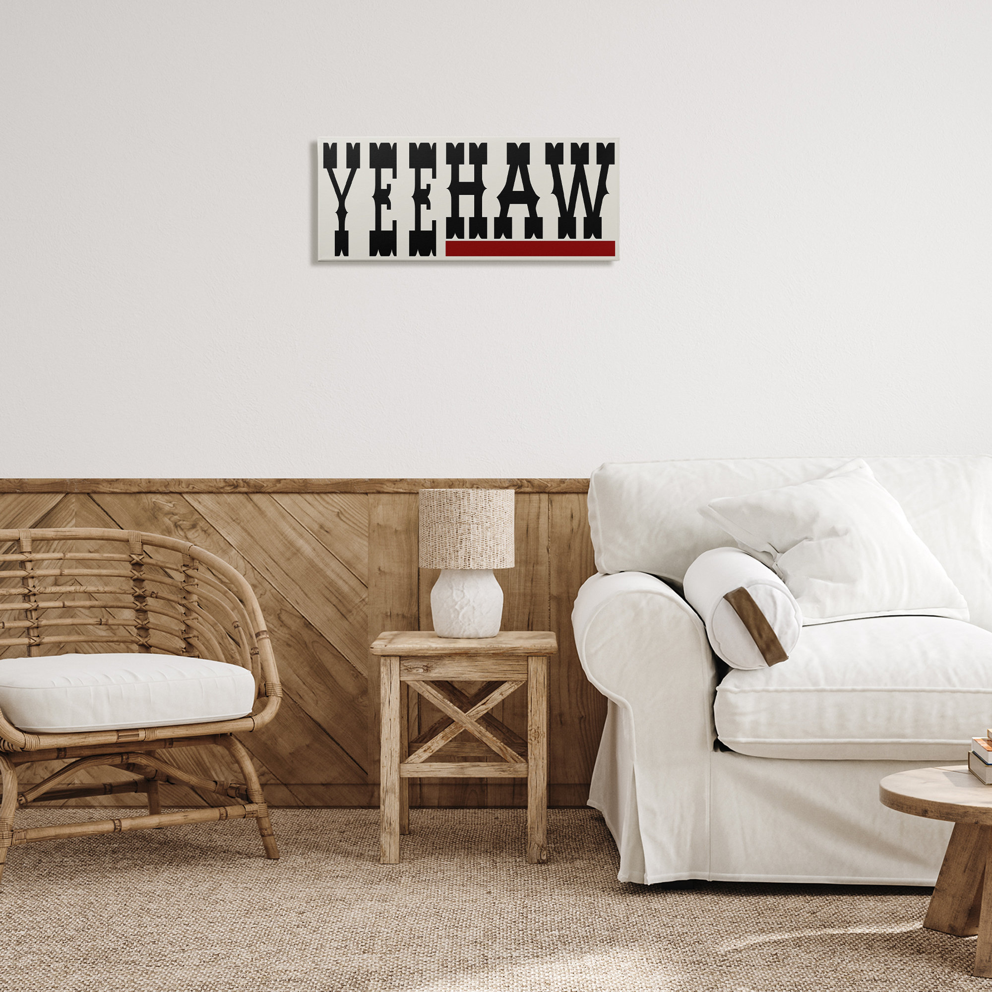 Trinx Yeehaw Western Word Canvas Wall Art by Sd Graphics Studio | Wayfair