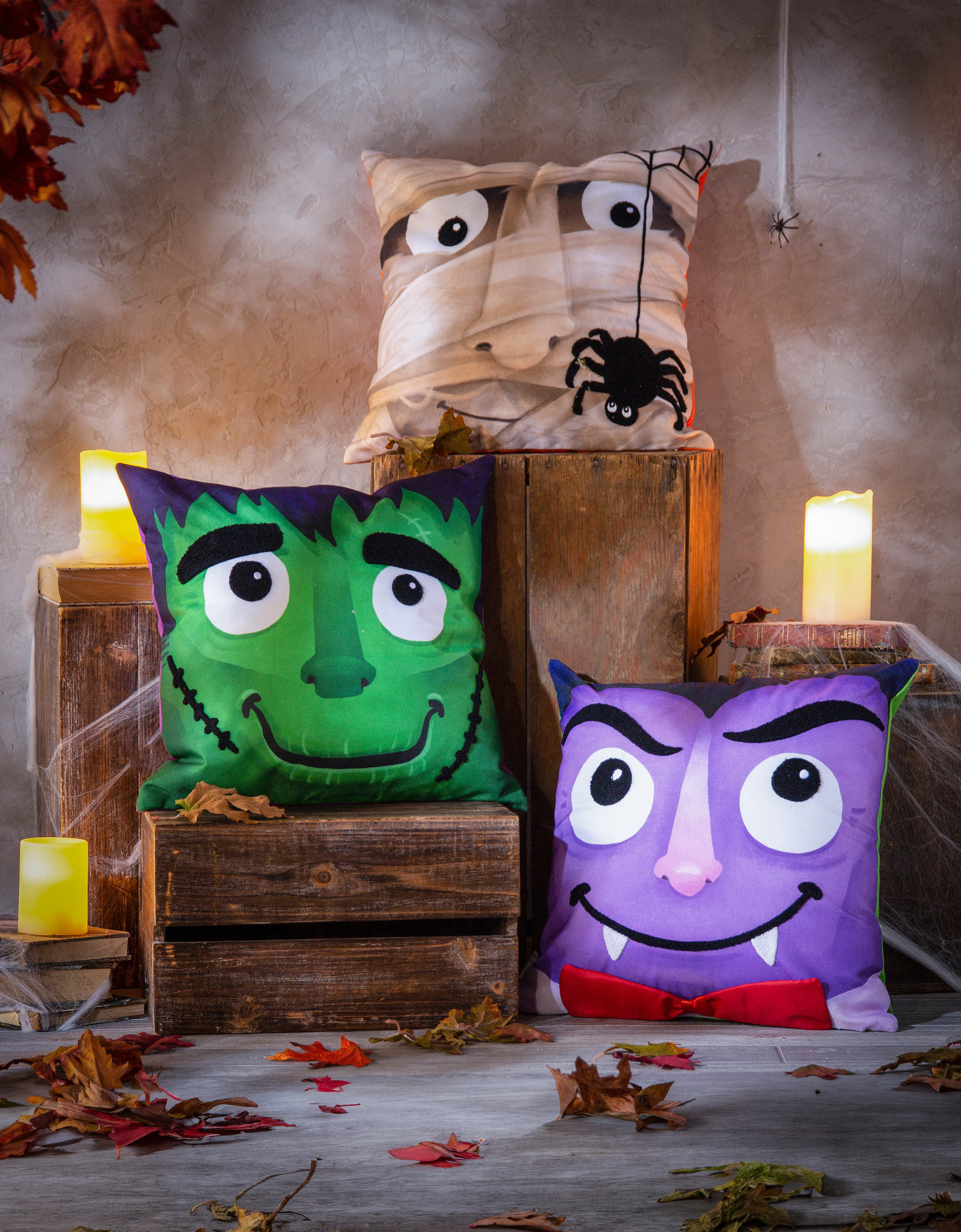 Evergreen Enterprises, Inc Halloween Friends 18" Interchangeable Pillow ...
