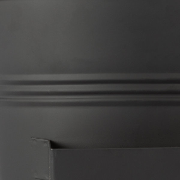 Arlmont & Co. Spessard Ash Bucket - 2.11-Gallon Metal Bucket with Lid ...