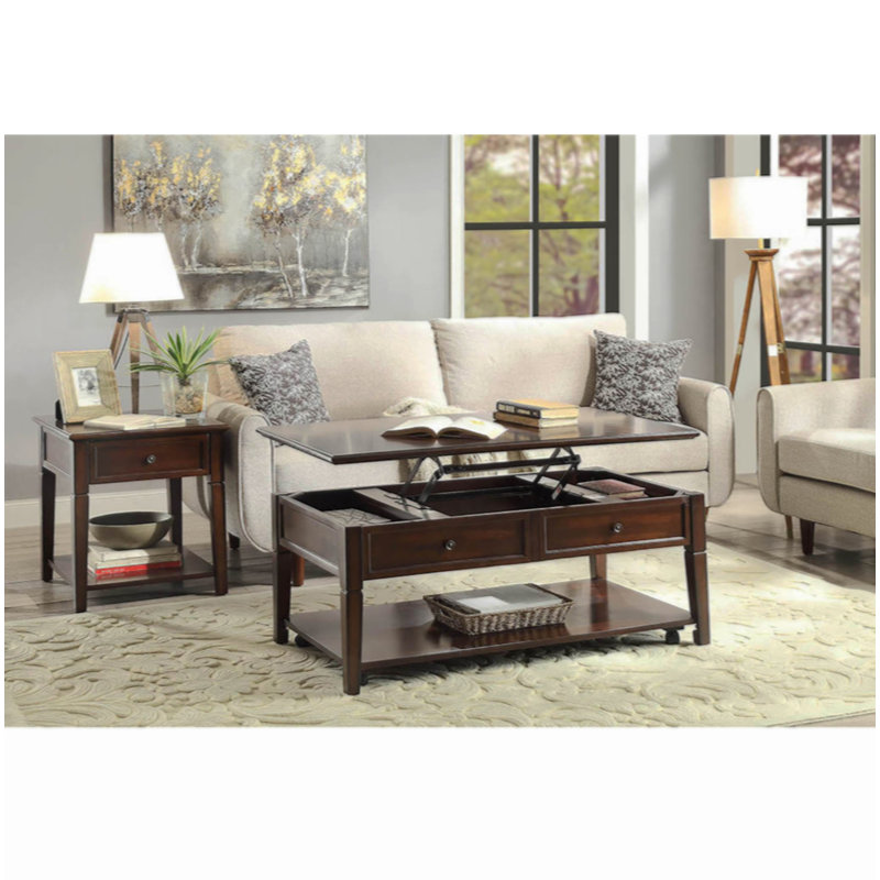 Lark Manor™ End Table With Bottom Shelf | Wayfair