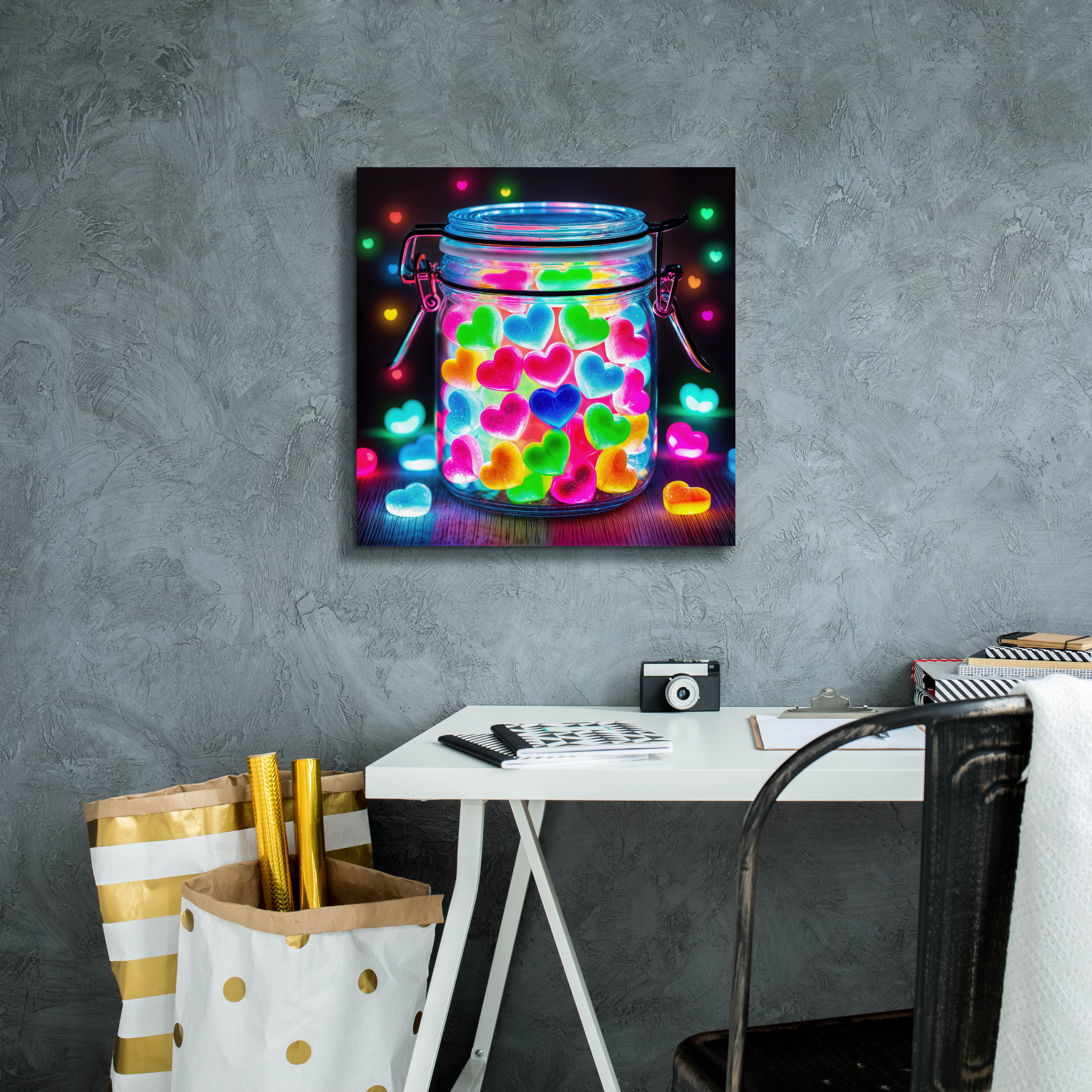 Epic Graffiti 'Jar Of Love' by Rey Klimt Wall Art | Wayfair