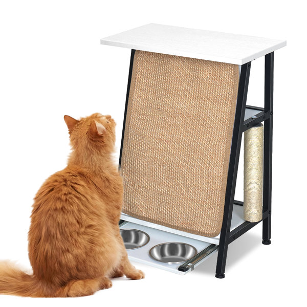Tucker Murphy Pet™ Encrata End Table Cat Bed - Wooden Cat Furniture ...