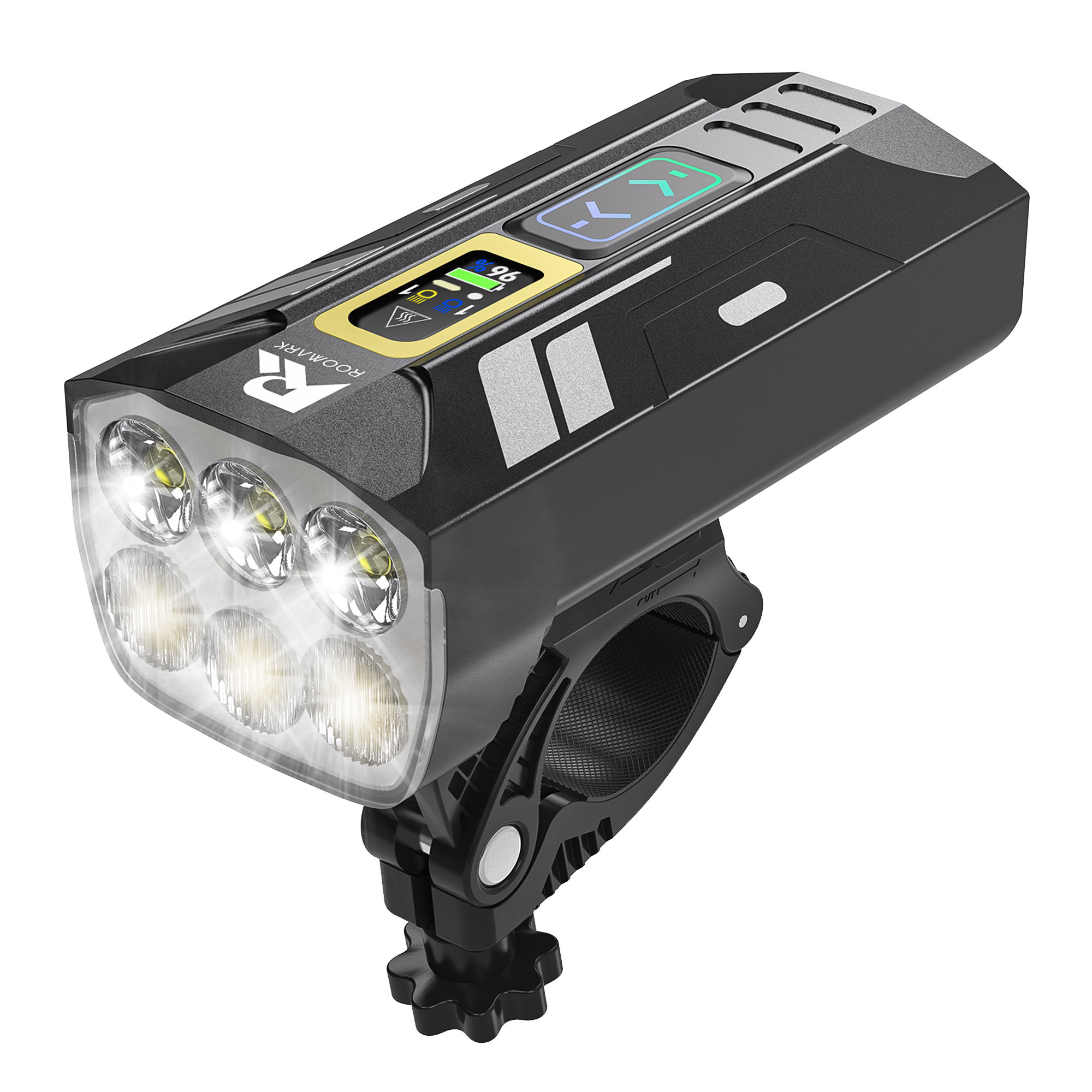 Redlife Roomark 2000 Lumen USB Rechargeable Bike Lights 360°Rotatable ...