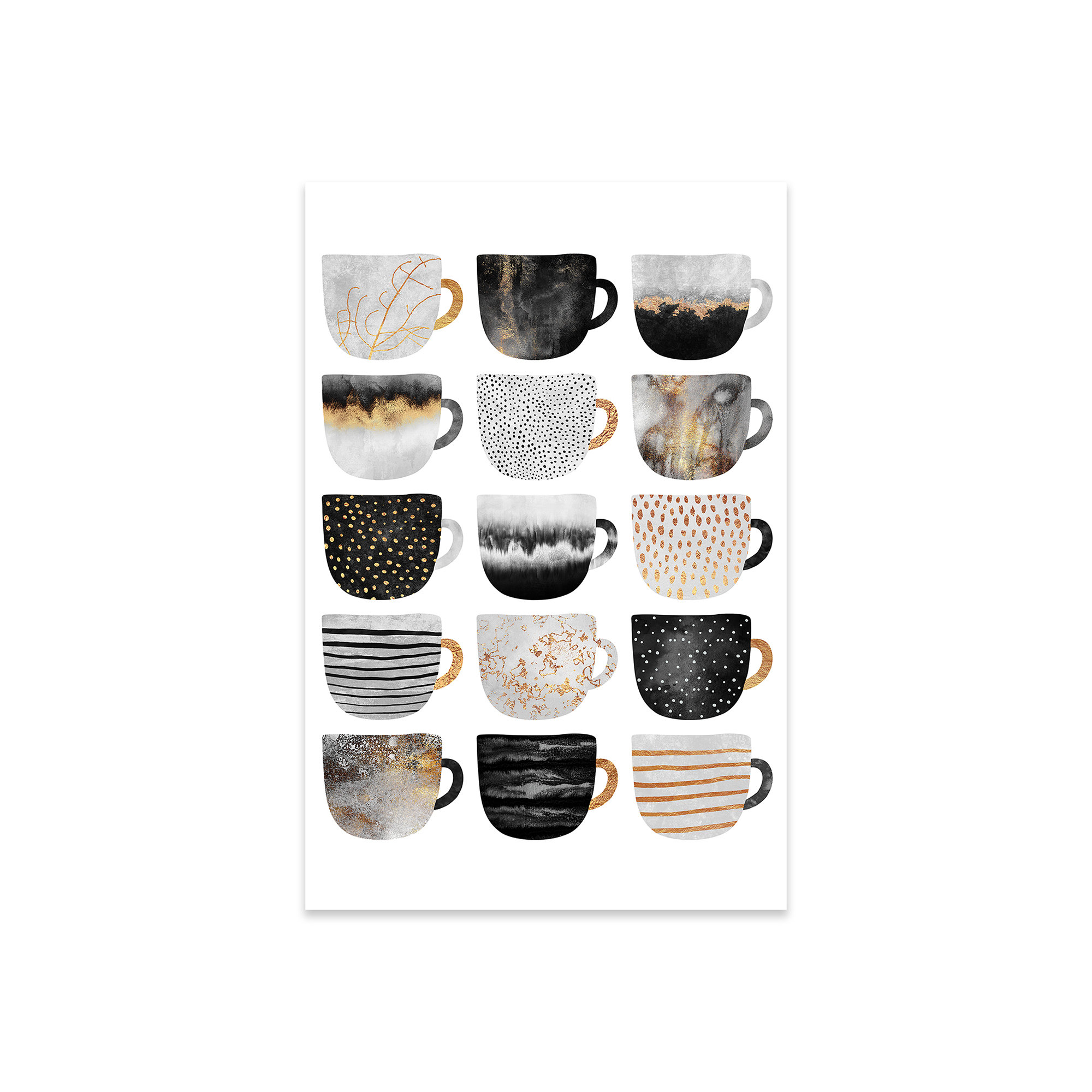 Mercer41 Pretty Coffee Cups III Print On Acrylic Glass - Wayfair Canada