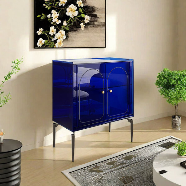 BEMA STONE LLC Italian Minimalist Accent Cabinet Accent Cabinet | Wayfair