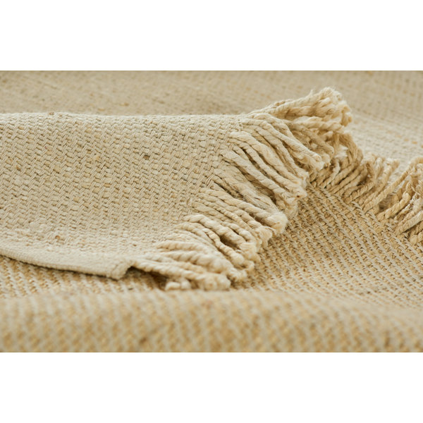 Momeni Clara Natural Fiber Ivory Area Rug 3'' X 5'' | Wayfair