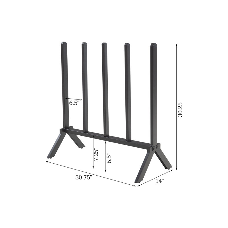 Peak Home Furnishings Outdoor Metal Float Holder, Pool Float Storage ...