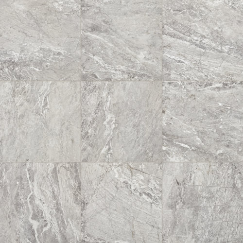 Daltile Perpetuo 24" x 24" Porcelain Marble Look Wall & Floor Tile (4 ...