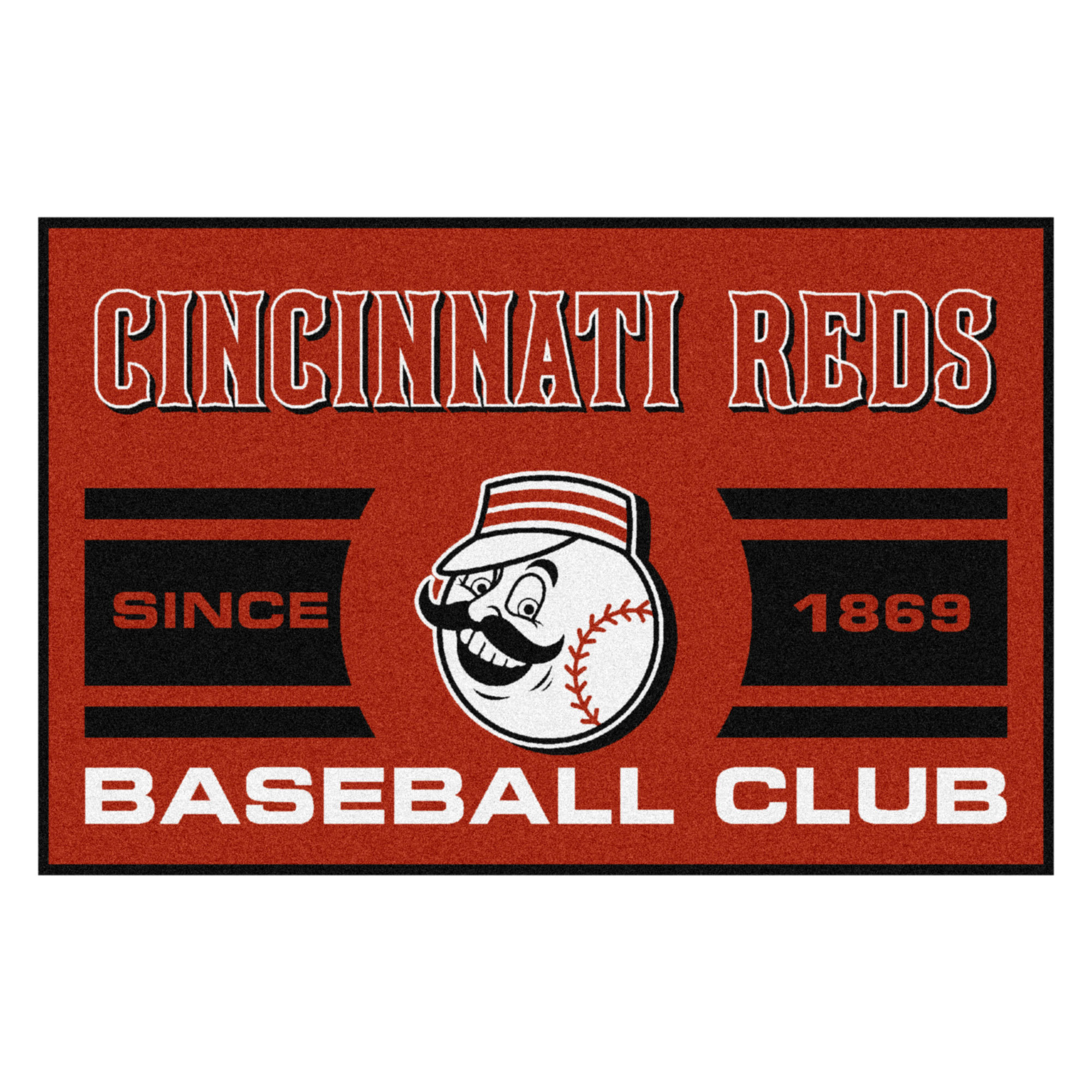 FANMATS Cincinnati Reds_Cincinnati Reds Starter Mat Accent Rug - 19In ...