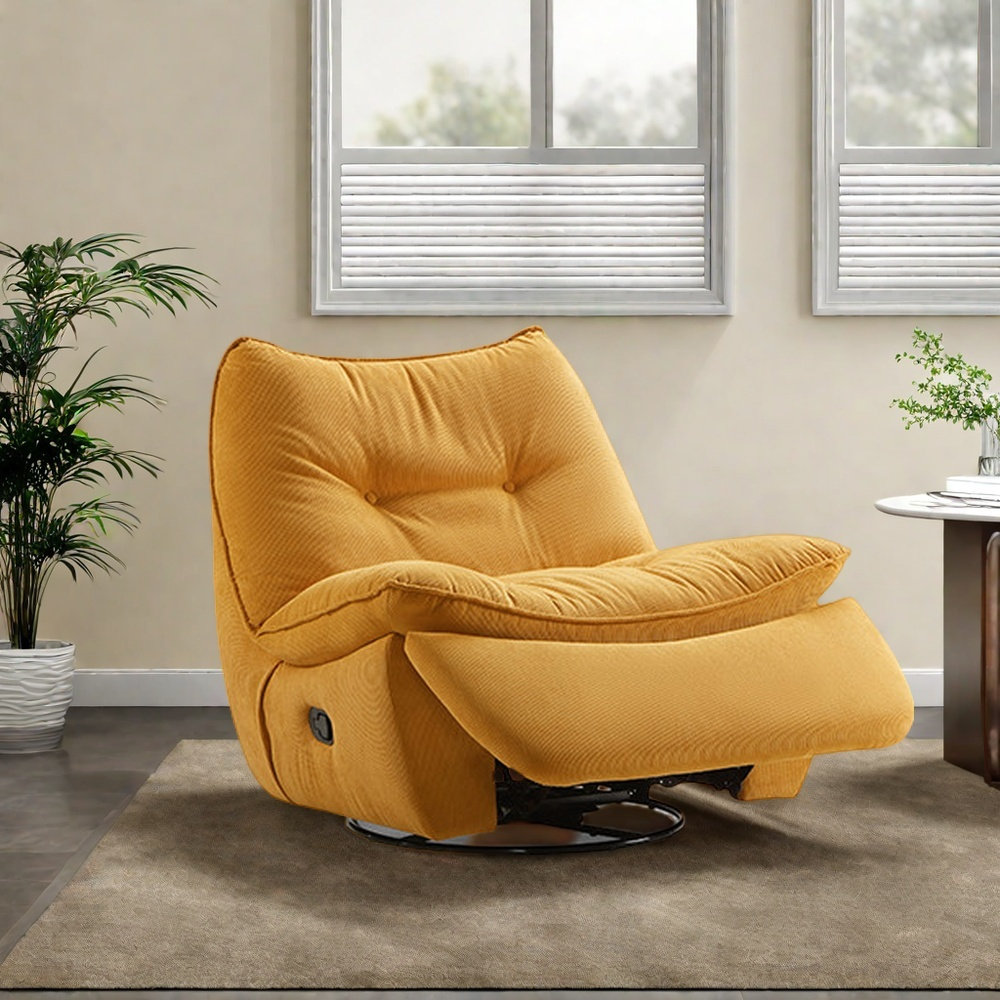 Hokku Designs Comfy bread - shaped rotating recliner | Wayfair