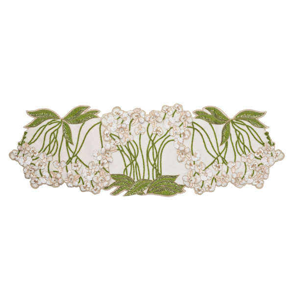 Kim Seybert Orchid Table Runner | Perigold