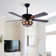 Fleur De Lis Living 5-Blade Remote Controlled Ceiling Fan Tiffany ...