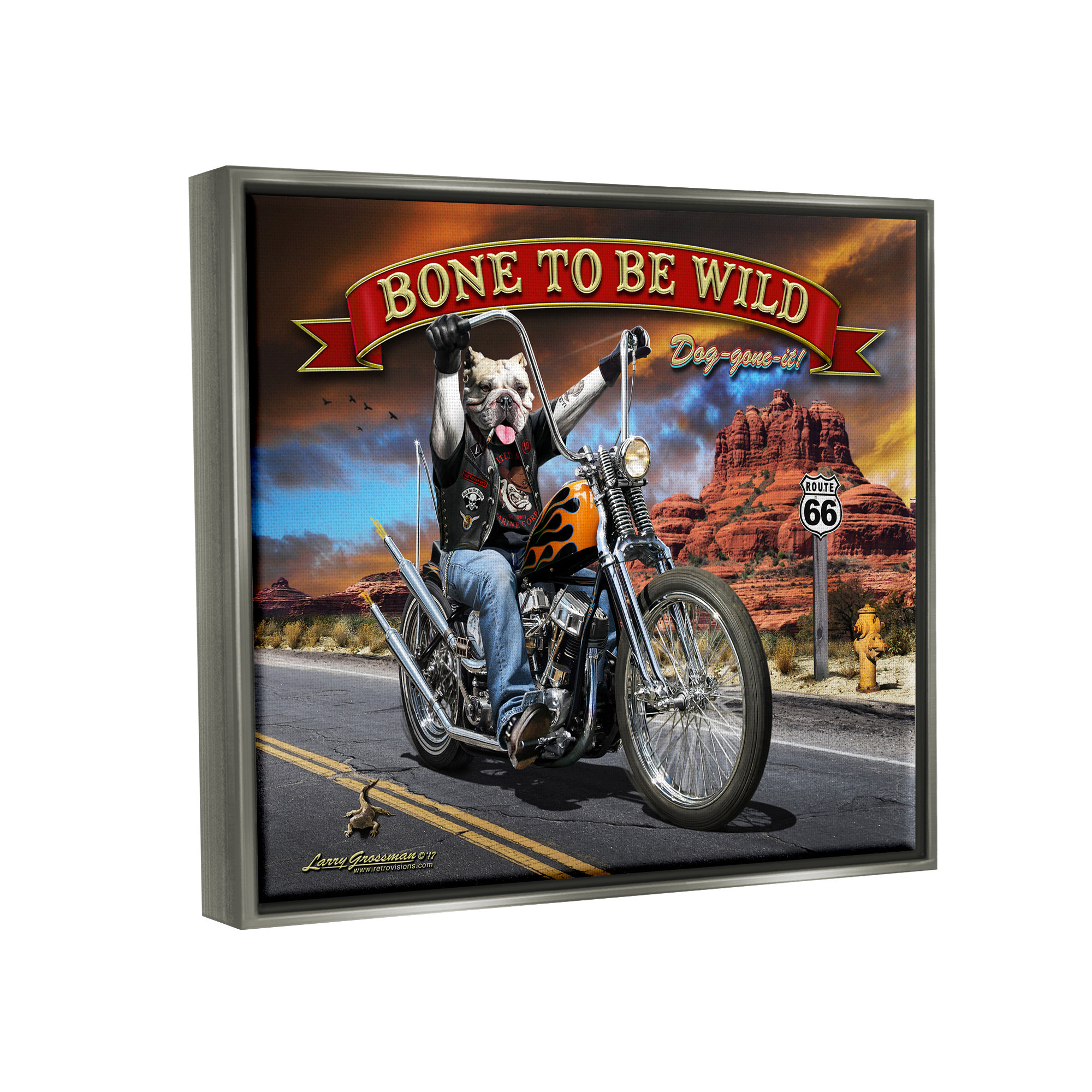 Trinx Bone Wild Motorcycle Dog | Wayfair