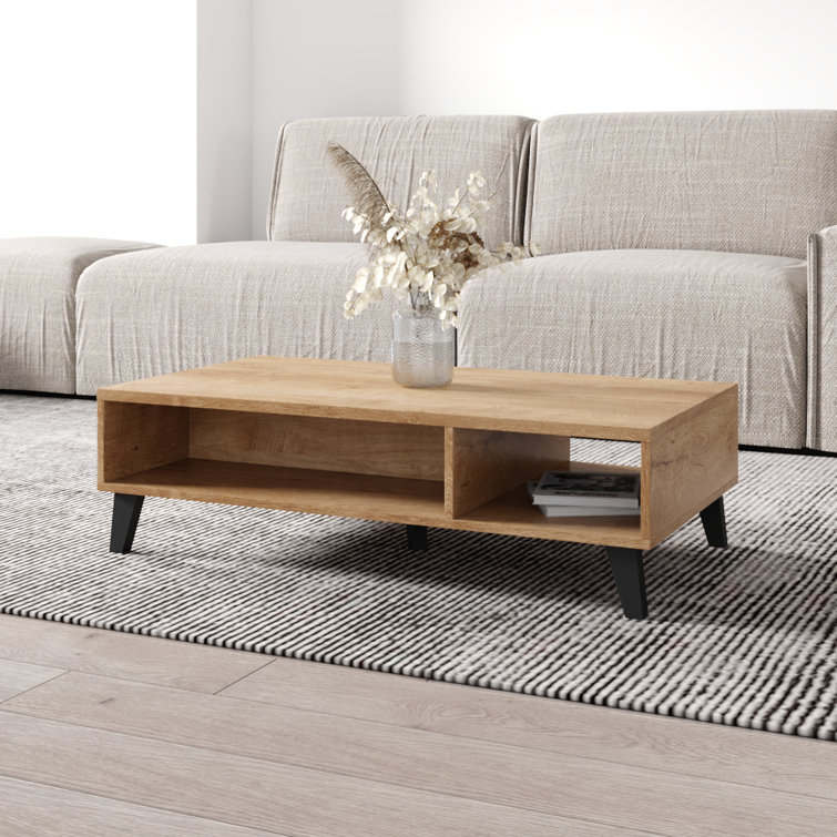 MebleFurniture 4 Legs Coffee Table with Storage & Reviews - Wayfair Canada