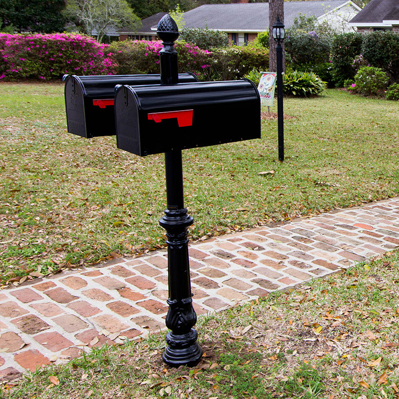 Vandalet Mailbox Co. 56" H In-Ground Multi-Mount Post & Reviews | Wayfair