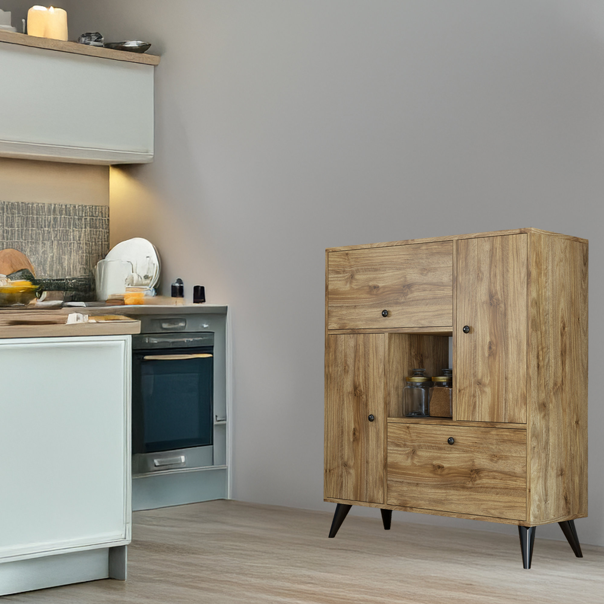 Dakota Fields Rectangular Kitchen Pantry | Wayfair