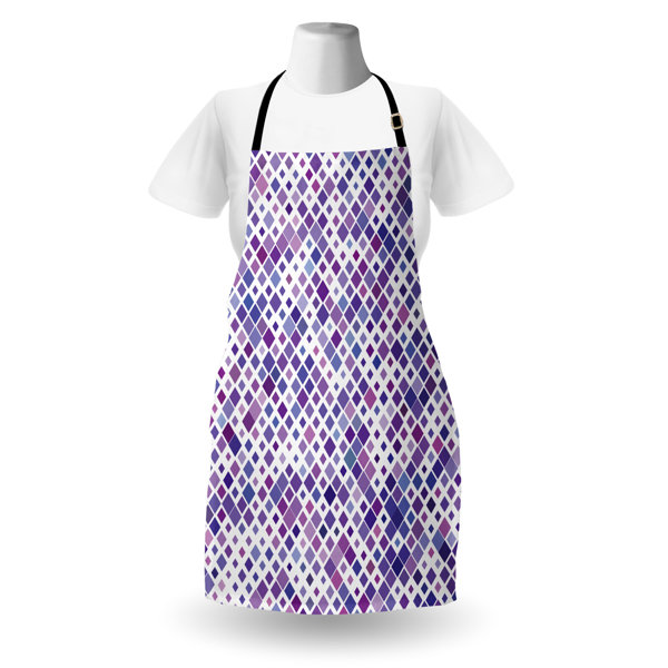 East Urban Home Lavender Apron Unisex, Purple Retro, Adult Size, Violet ...