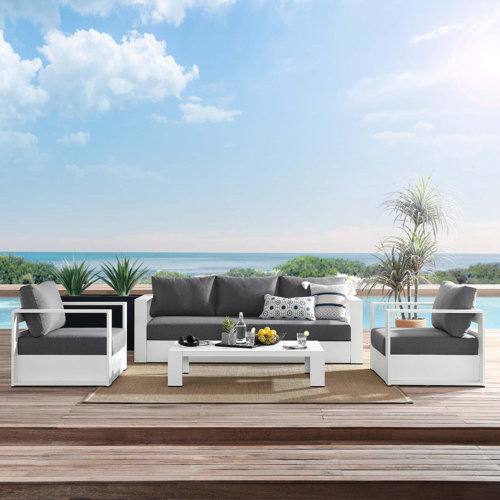 White Patio Conversation Sets You'll Love | Wayfair